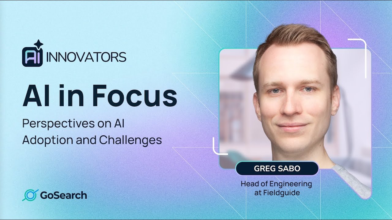 AI Innovators by GoSearch | Perspectives for Greg Sabo on AI, Adoption ...