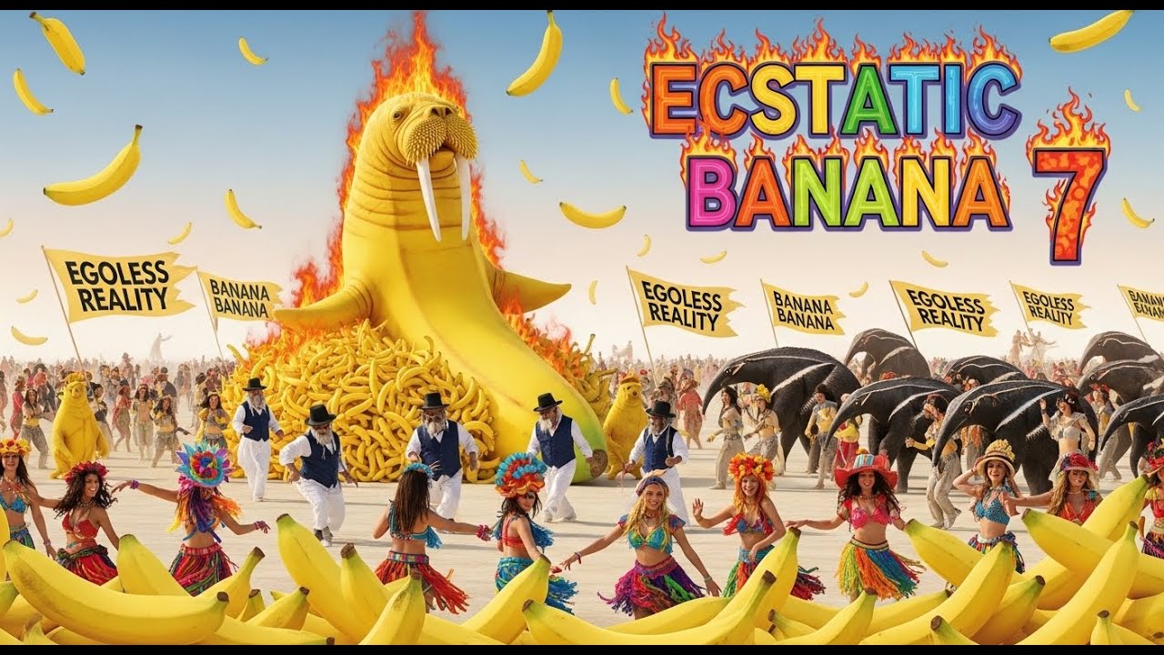 🍌🎧 Banana Festival Ecstatic Banana 7 🍌 | Egoless Reality Rave 💛🕺 - YouTube