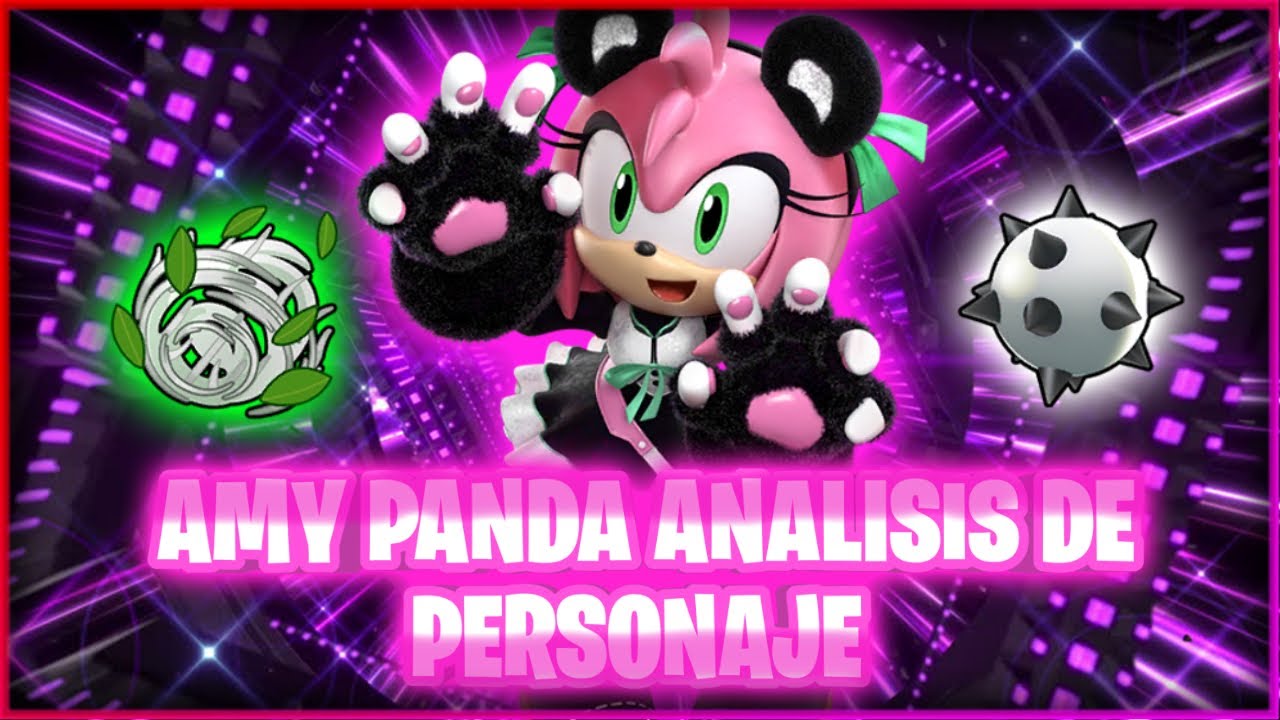 Amy Panda Análisis de personajes - Sonic Forces Speed Battle - YouTube