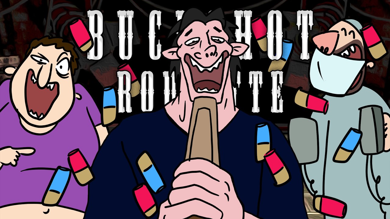 Markiplier & Friends Play BUCKSHOT ROULETTE Animated - YouTube