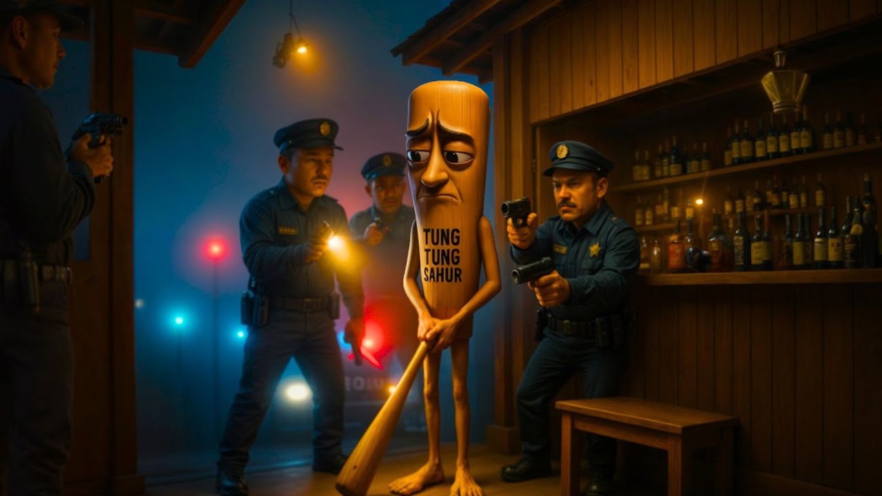 Noo Not tung tung sahur in prison😢 NOOO LA POLICIA (tung sahur police ...