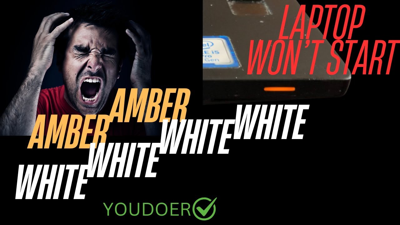 Dell Laptop Not Starting. Blinking Lights. Easy Fix. - YouTube