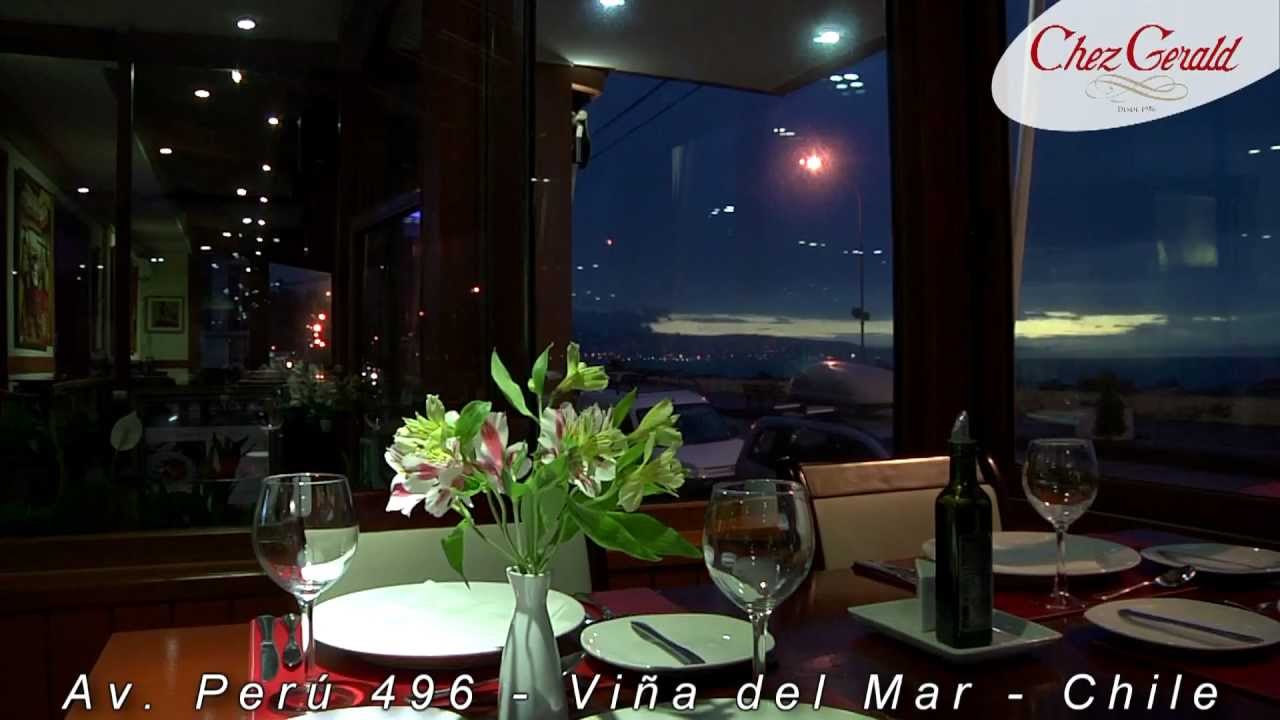 CENAS EN EL RESTAURANT CHEZ GERALD DE VIÑA DEL MAR - YouTube