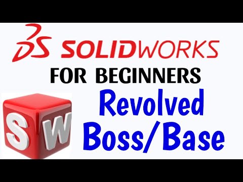 Revolved Boss / Base in Solidworks , 3D CAD Modelling in solidworks ...