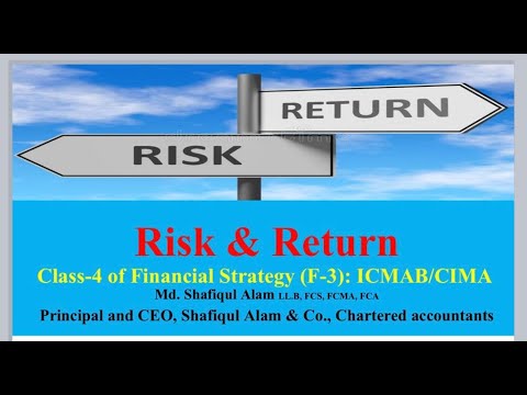 Risk & Return detail Lecture in Bangla | Class-4 of Financial Strategy ...