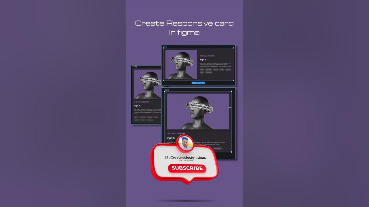 "Create a Responsive Card in Figma | Auto Layout & Constraints Tutorial" - YouTube