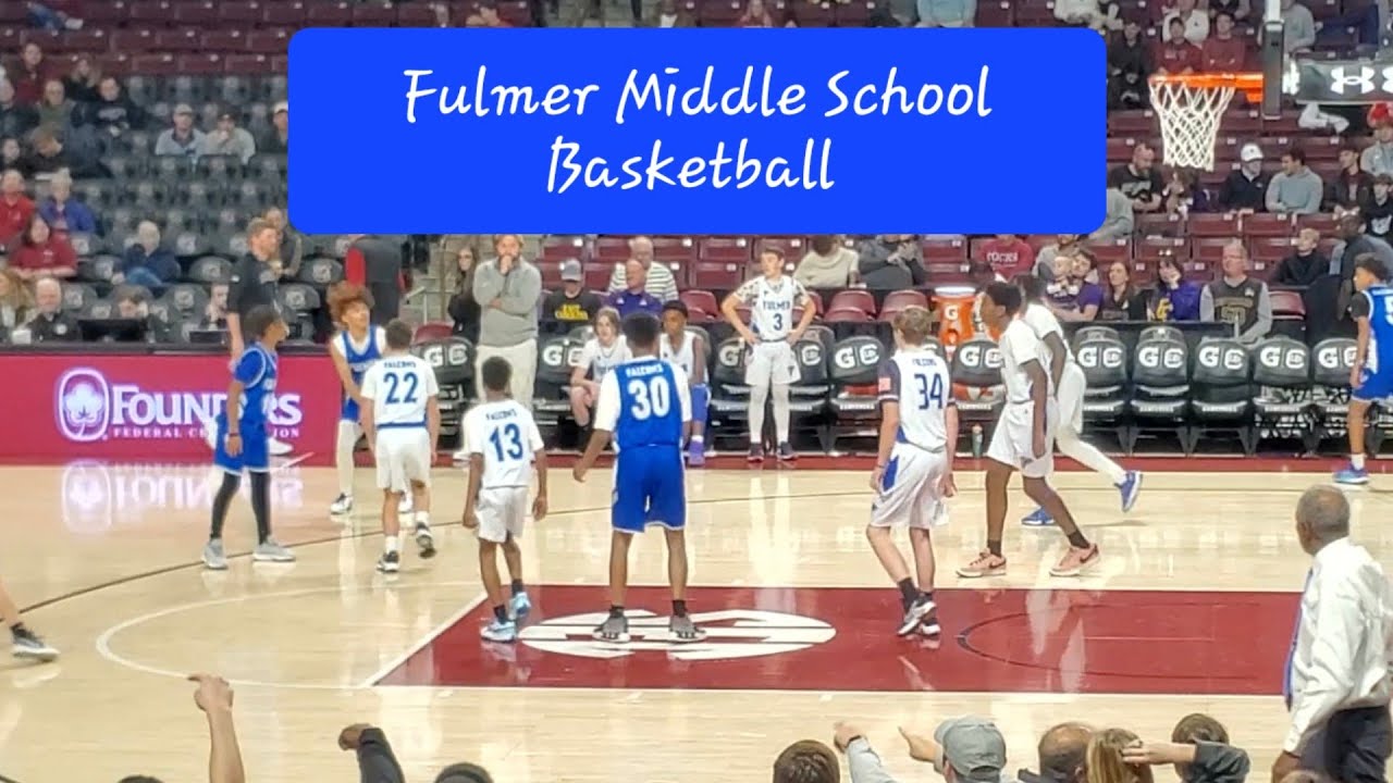 R H Fulmer Middle School boys BB team entertains fans during the ...