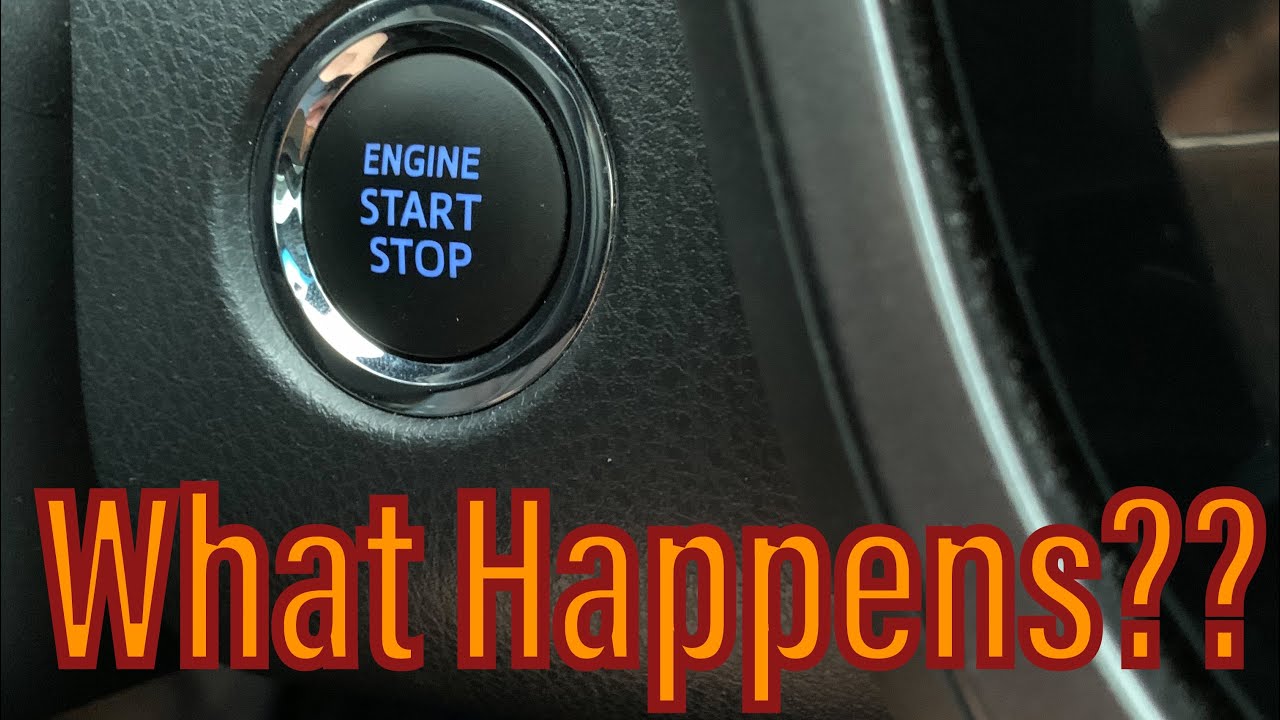 What Happens If You Press The Engine START/STOP Button WHILE DRIVING in ...