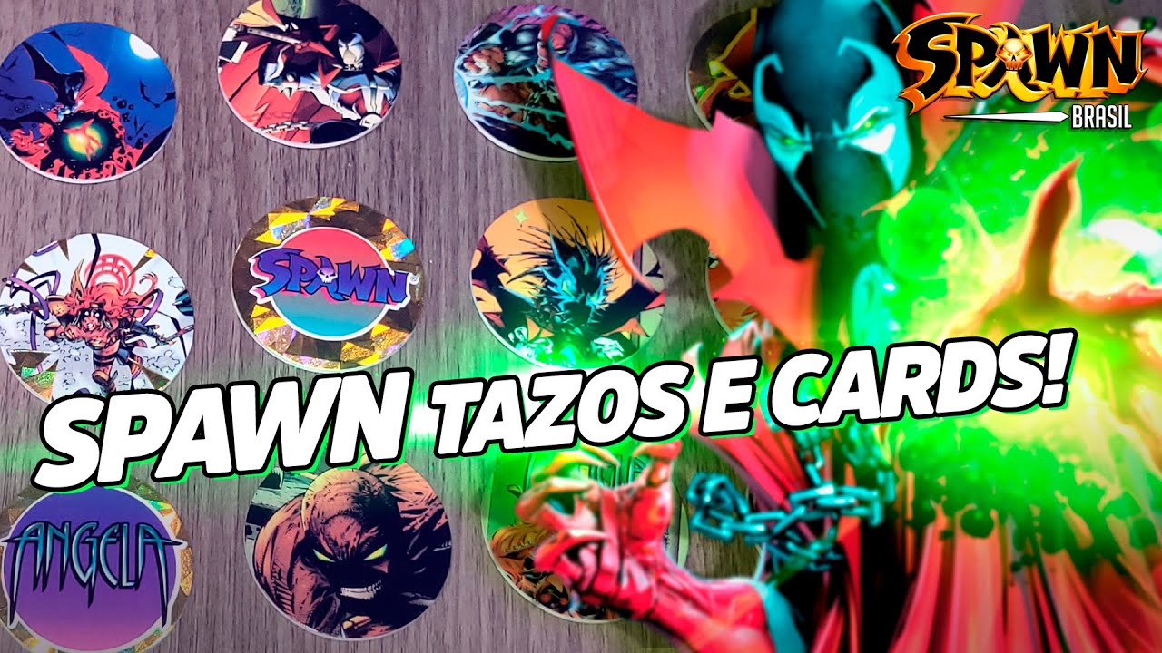 Conheça os TAZOS (Spogz) e CARDS RARRÍSSIMOS do SPAWN!!! | SPAWN BRASIL ...