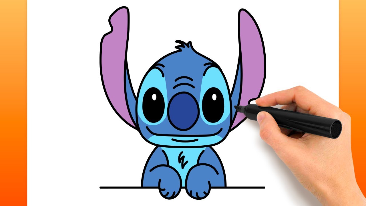 Comment Dessiner Stitch (Tutoriel De Dessin Facile) - YouTube