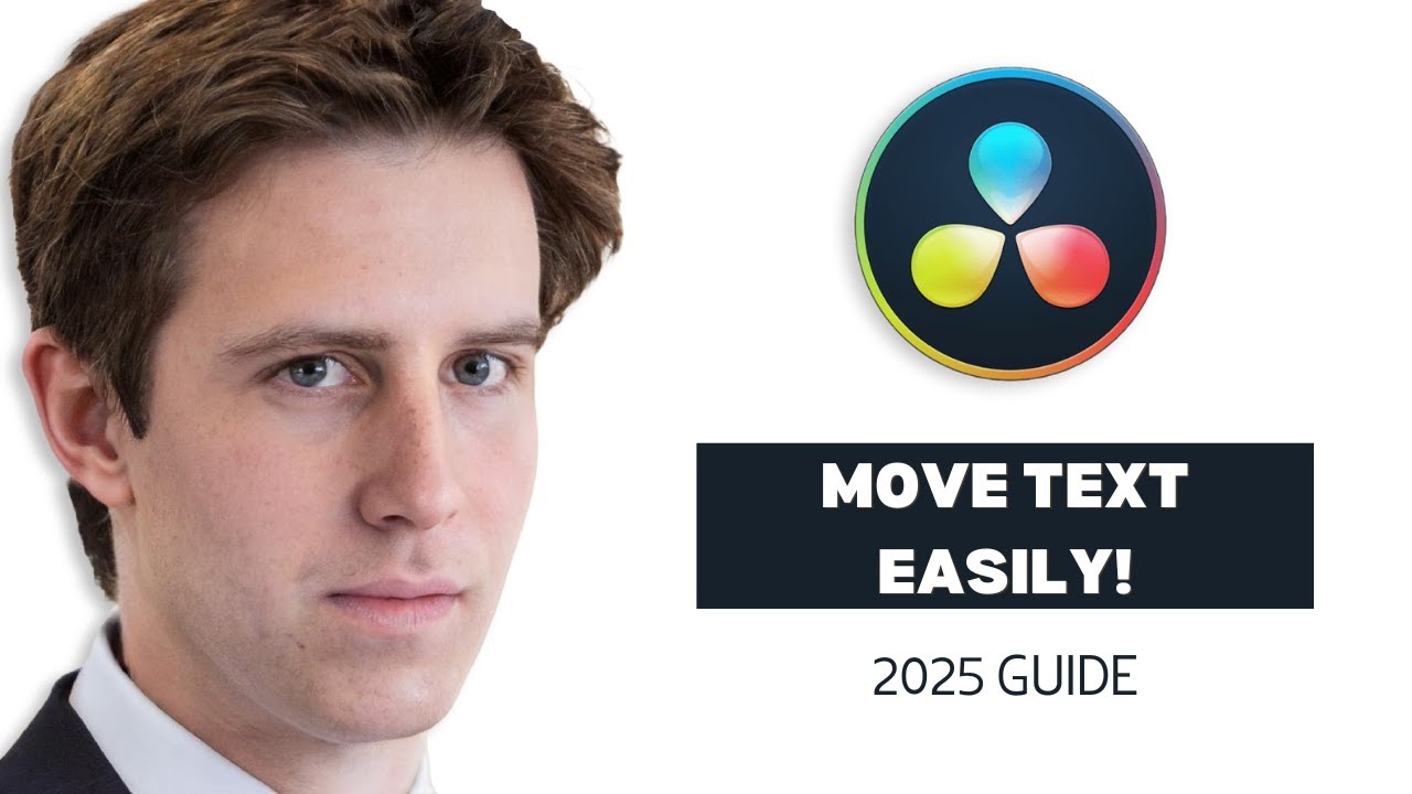 How to Move Text in DaVinci Resolve (2025 Guide) - YouTube