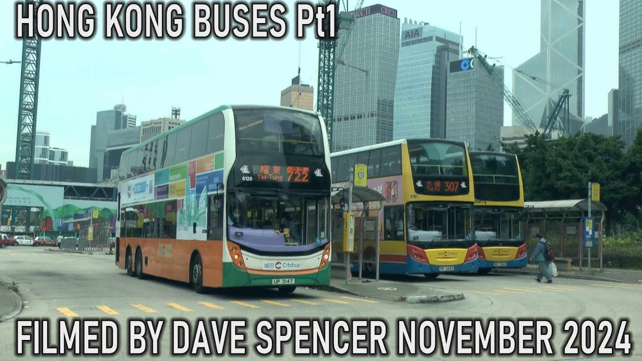 5363 HONG KONG BUSES HK ISLAND TO KOWLOON NOVEMBER 2024 - YouTube