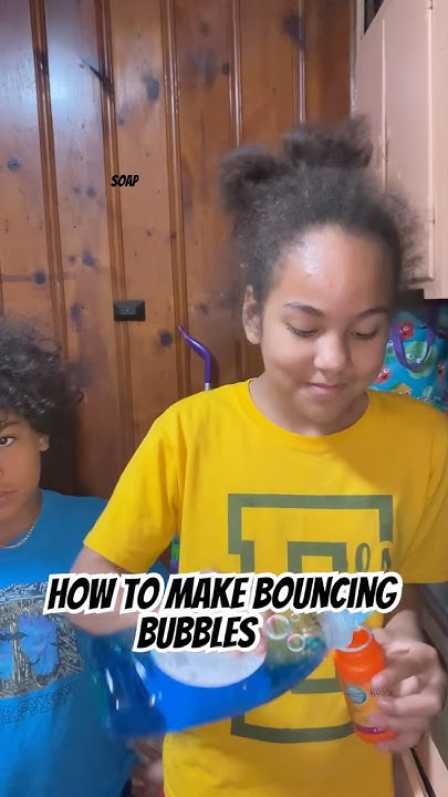 How to make bouncing bubbles 🫧 - YouTube