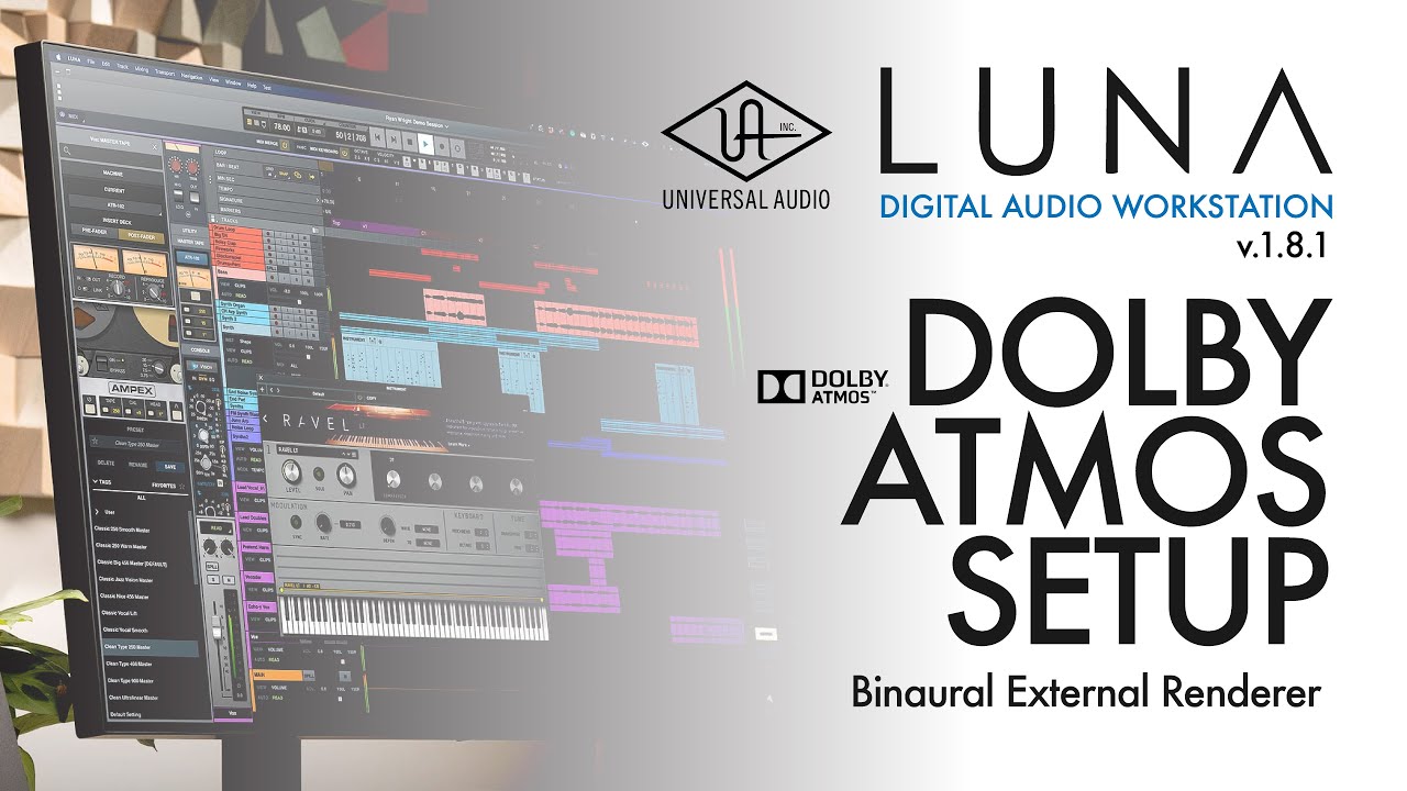 Universal Audio LUNA - Cara setup 7.1.4 dolby atmos binaural (External ...