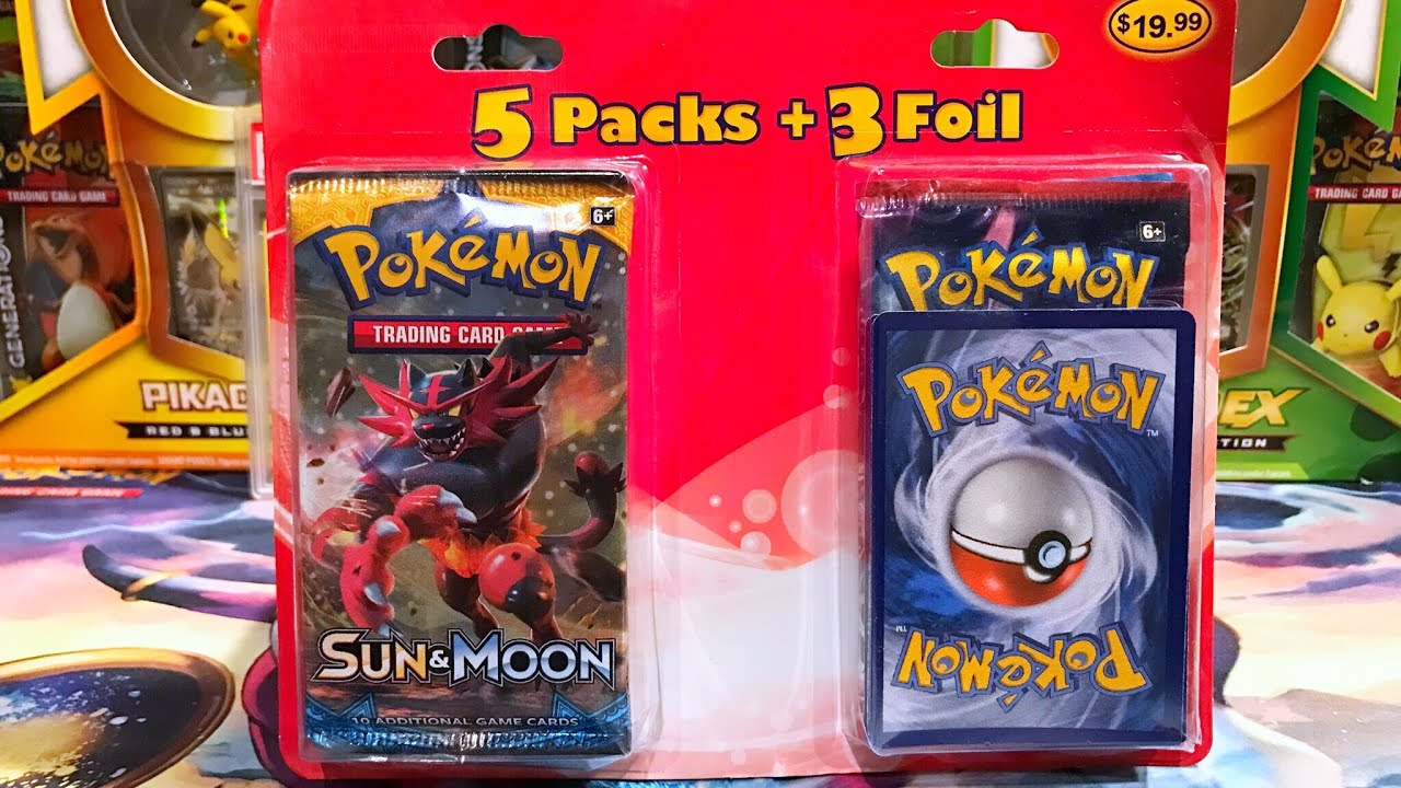Opening a 5 Pack and 3 Foil Blister from Target - Pokemon Cards - YouTube