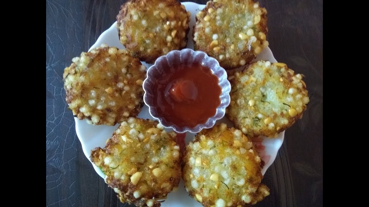 Sabudana vada / Sabakki vade / Sago fritters recipe - YouTube