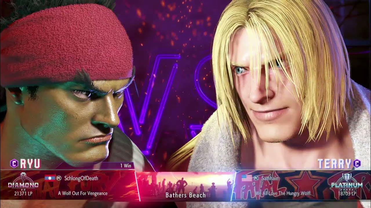 Street Fighter™ 6 Terry Bogard vs Ryu - Casual Match - Platinum 5 Stars - YouTube