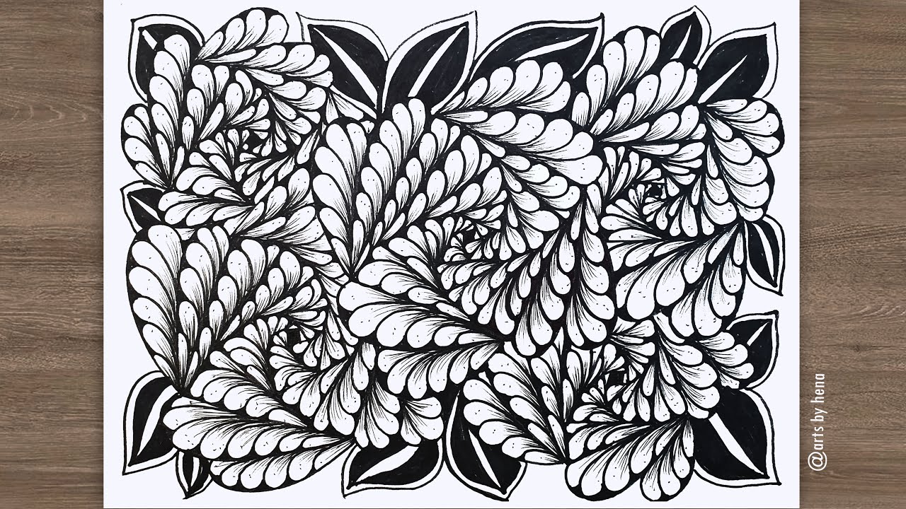 Flower Zentangle art | Zentangle patterns | Zen-doodle | Doodle ...