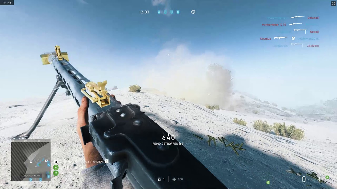 BFV clip Perfect MG42 flank - YouTube