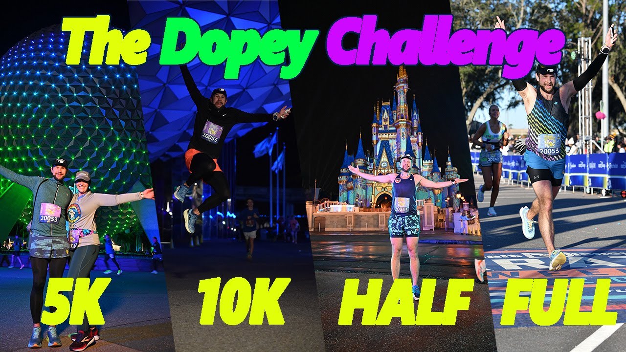 RunDisney Dopey Challenge Vlog | Walt Disney World Marathon Weekend ...