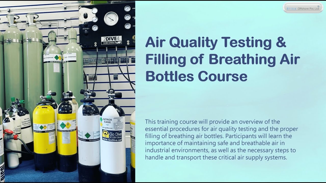 Air Quality Testing & Filling of Breathing Air Bottles - YouTube