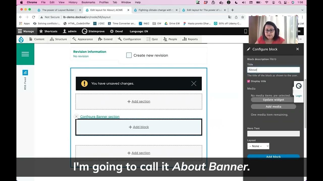 How to Use Drupal 9's Layout Builder | An Evolving Web Tutorial - YouTube
