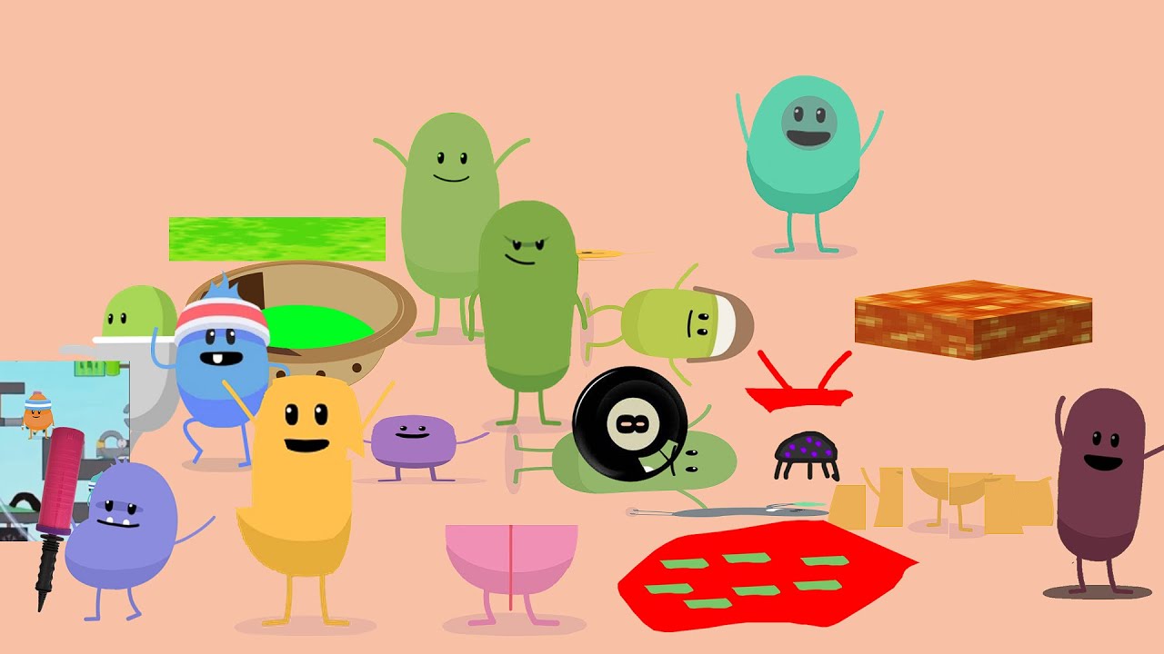 dumb ways to die bfdi with original beans v2!! - YouTube