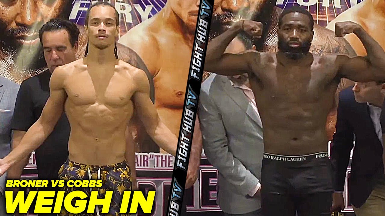 Adrien Broner vs Blair Cobbs Full Weigh in & Face Off Video | Broner vs ...