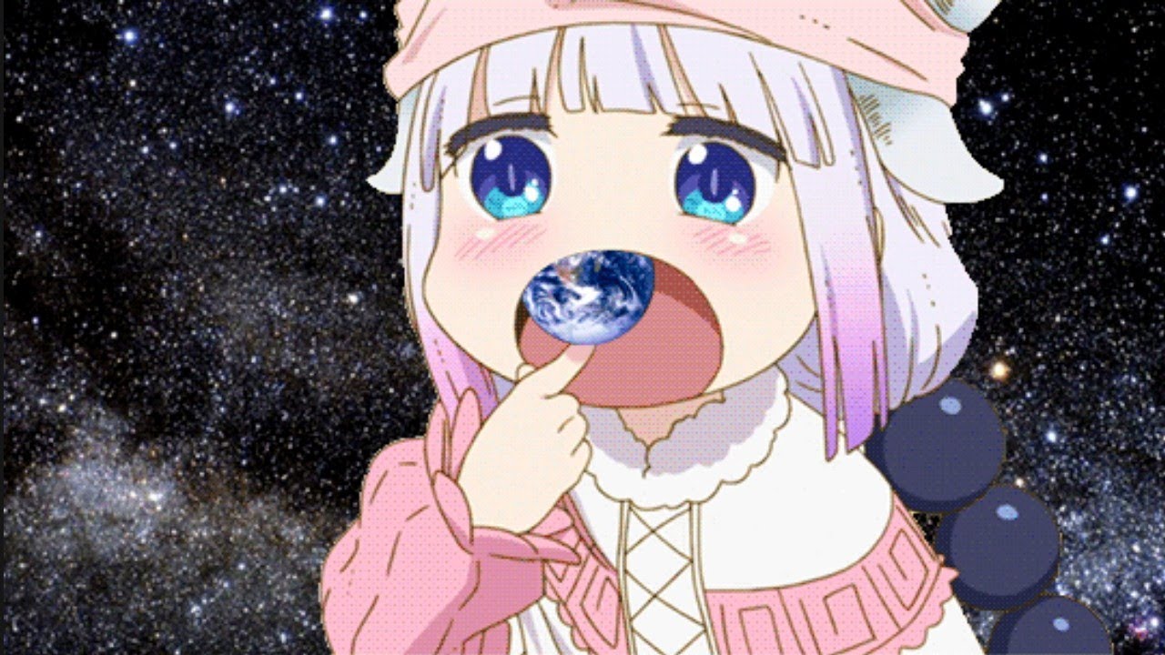 It's So Cute When Kanna-chan's eating ( Miss kobayashi's dragon maid ...