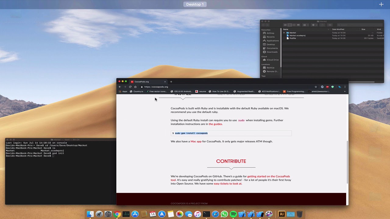 1 Installing Cocoapods Youtube