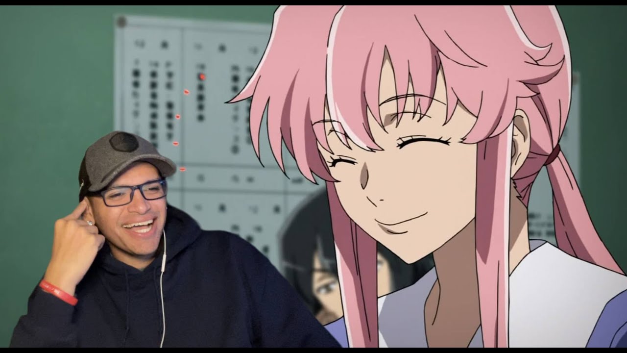 Mirai Nikki The Future Diary Episode 1 REACTION - YouTube
