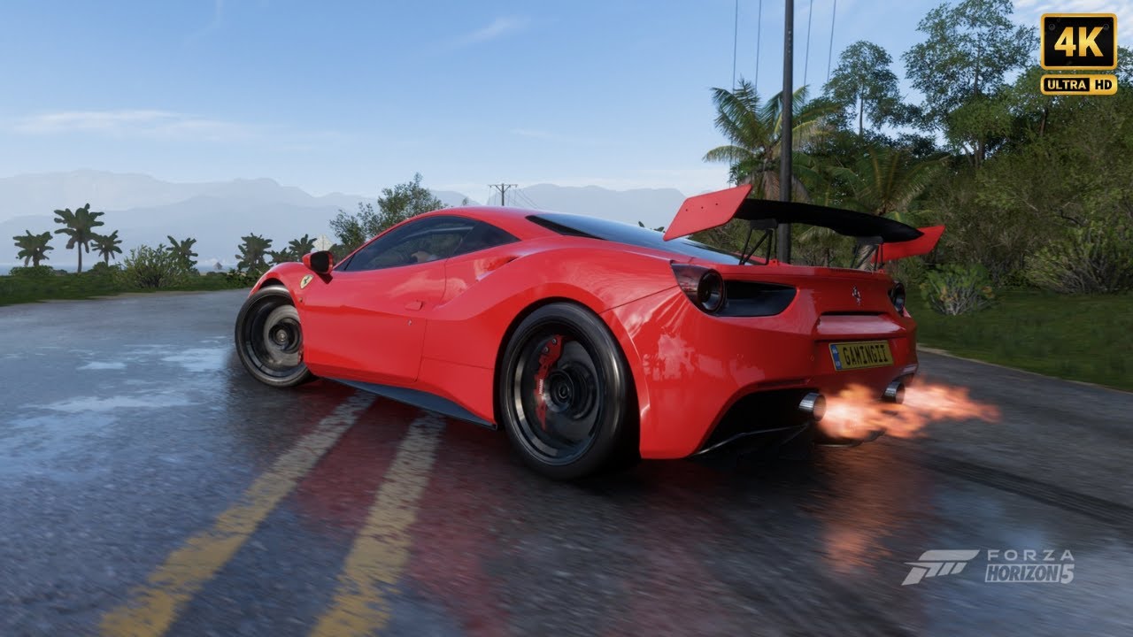 FORZA HORIZON 5: FERRARI 488 GTB 2014 (960 HP ) ITS TOP SPEED IS 394 ...