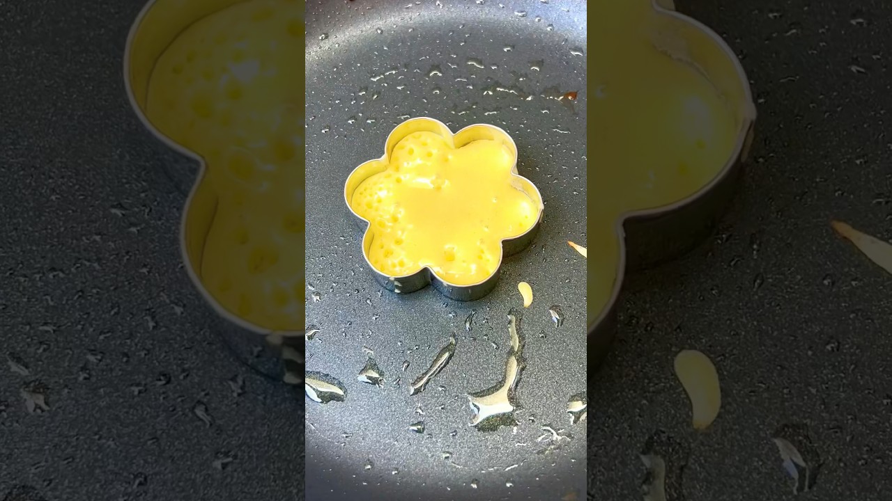flower shape pancake | how to make pancake | pancake art #pancakeart # ...