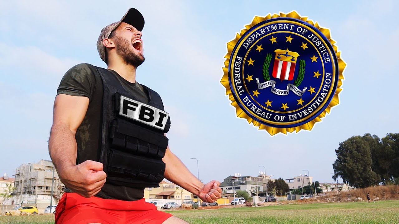 Ex IDF Soldier Doing FBI Fitness Test - YouTube
