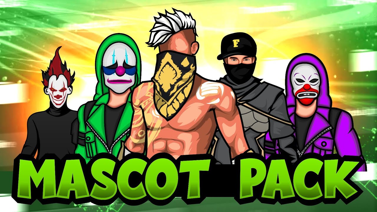 FREE FIRE MASCOT LOGO PACK // FF MASCOT PACK // @rambogfx9517 - YouTube
