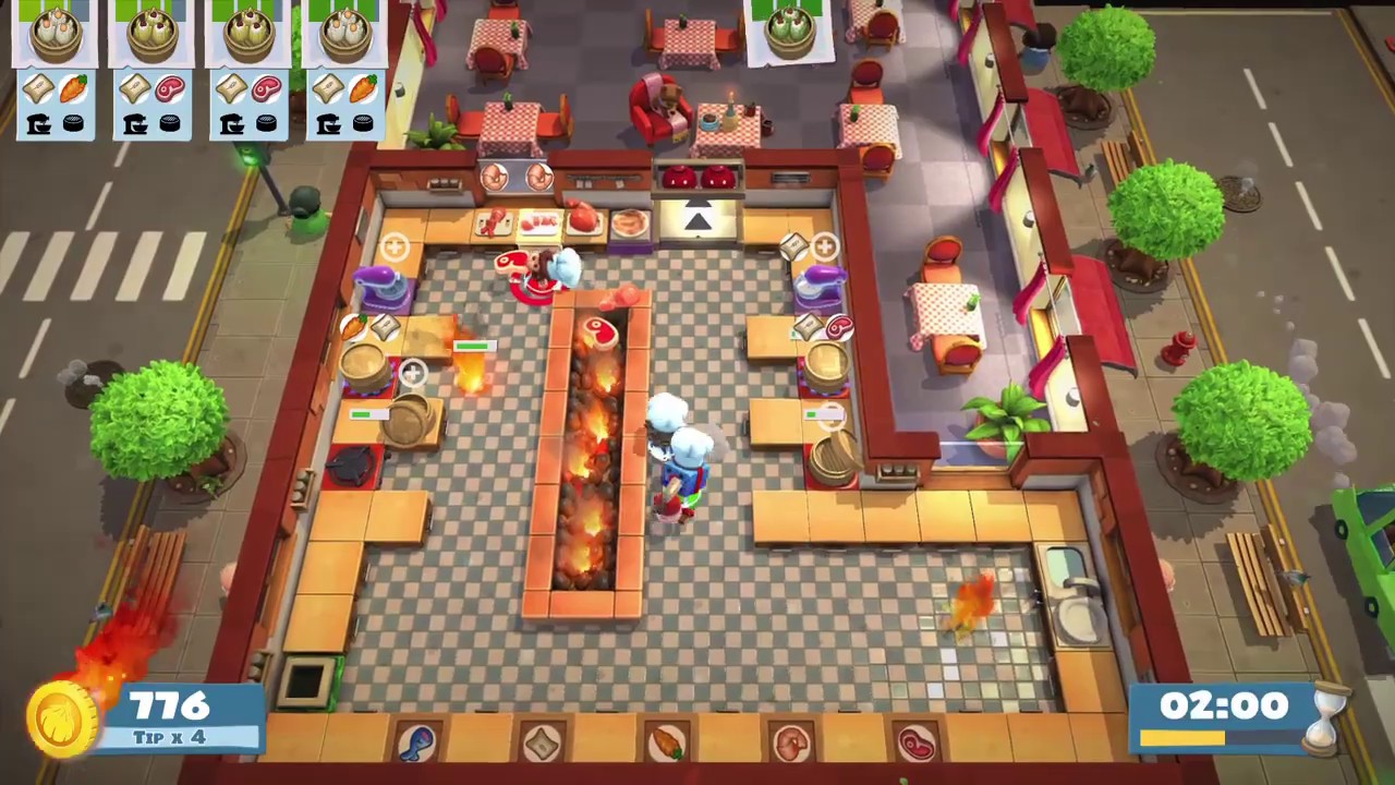 [3P] Overcooked! 2 - Kevin 4 - 1856 (3 Players) 4 Stars - YouTube