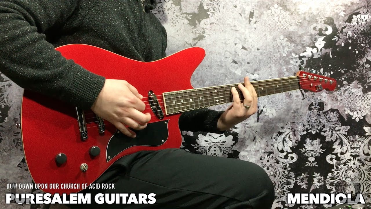 PureSalem Guitars Mendiola with Sean Gibson of The Noise Reel - YouTube