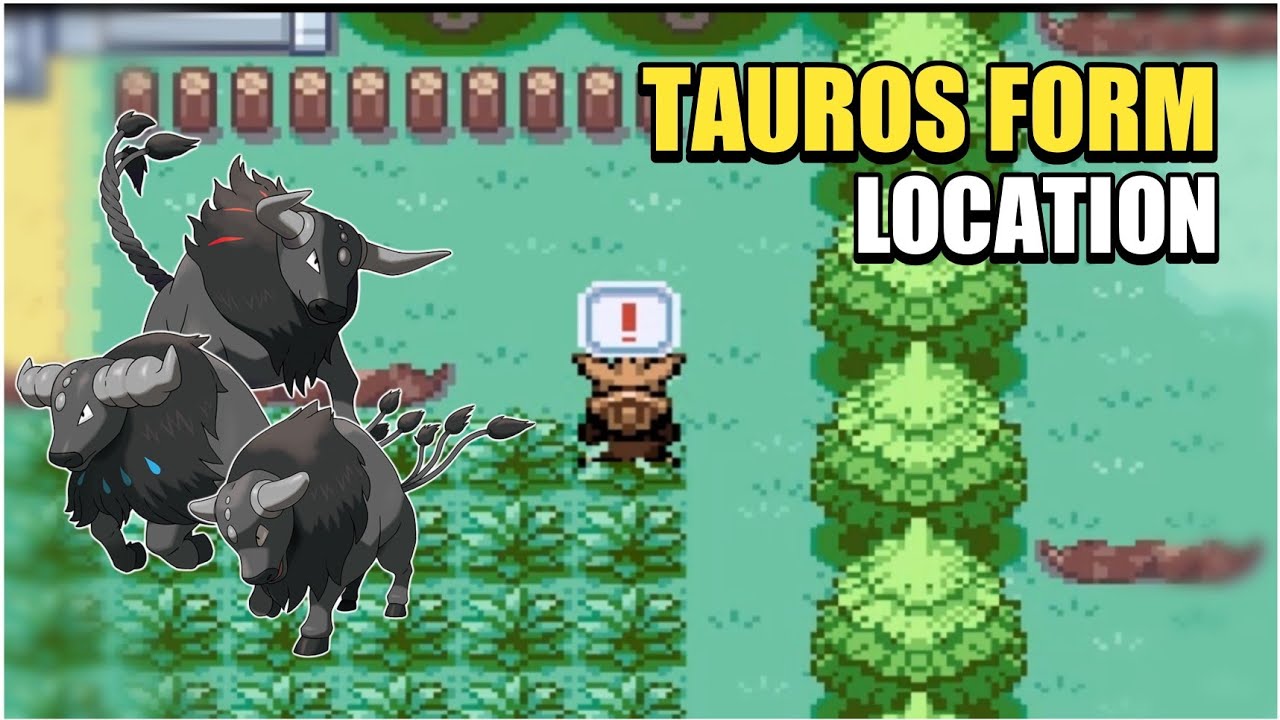 How to Catch Every Tauros Form in Radical Red 4.1 - YouTube