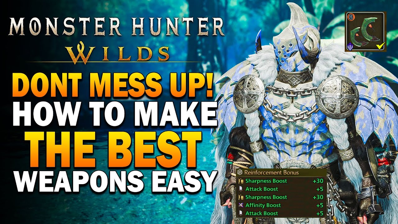 Monster Hunter Wilds - DONT MESS UP! Make The BEST Weapons In The Game ...