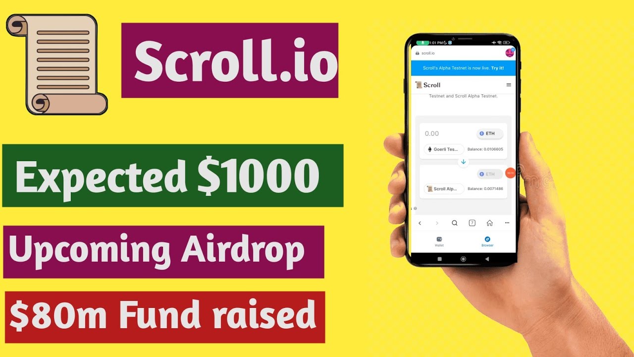How to try testnet of scroll 📜 Upcoming Airdrop-Mobile - YouTube