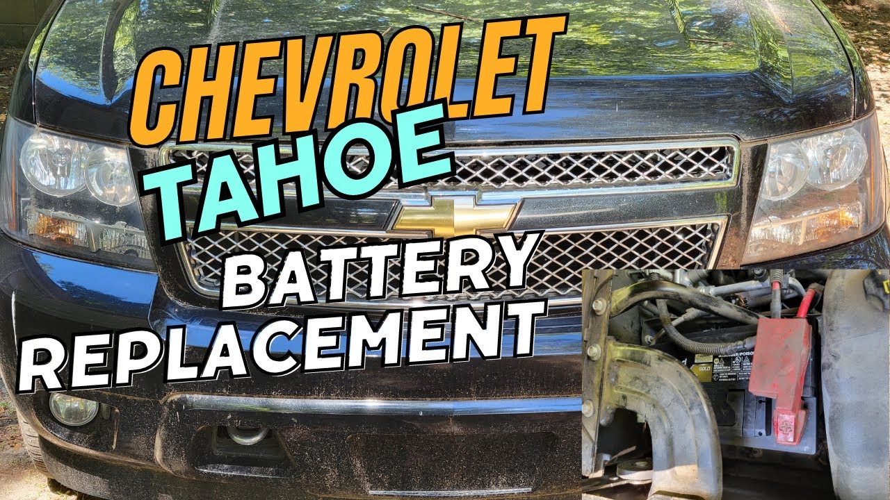 Chevrolet Tahoe Battery Replacement - YouTube