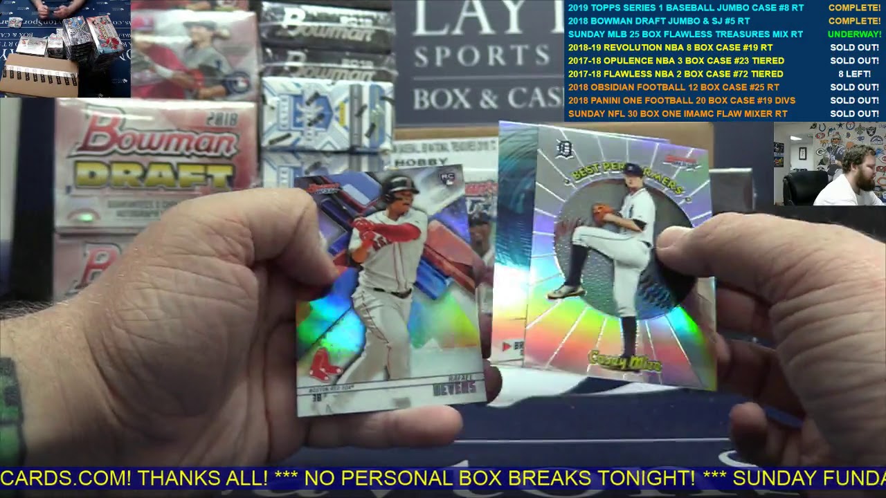 Sunday Funday MLB 25 Box Flawless Treasures Baseball Mixer - YouTube