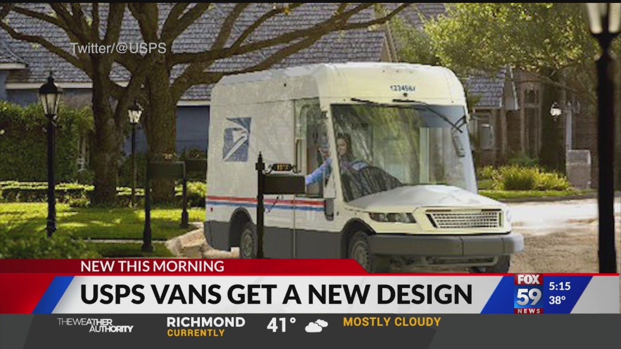 USPS vans get a new design - YouTube