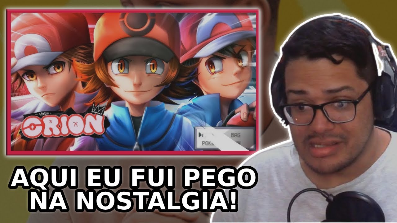 REACT "Legado dos Campeões | Ash, Hilbert e Red (Pokémon)‬" - YouTube