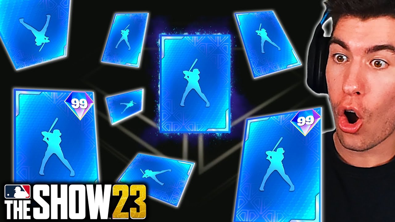 SO MANY DIAMONDS! FREE PACK OPENING! MLB The Show 23 - YouTube