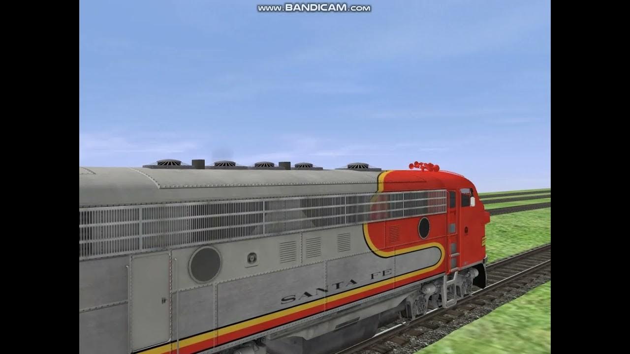 ATSF F7 vs CF7 vs GP9 Racing Trainz - YouTube