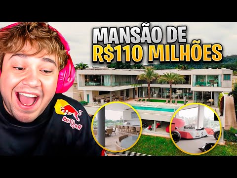 MANSÃO DE R$110 MILHÕES DE REAIS!!! 😱😱😱