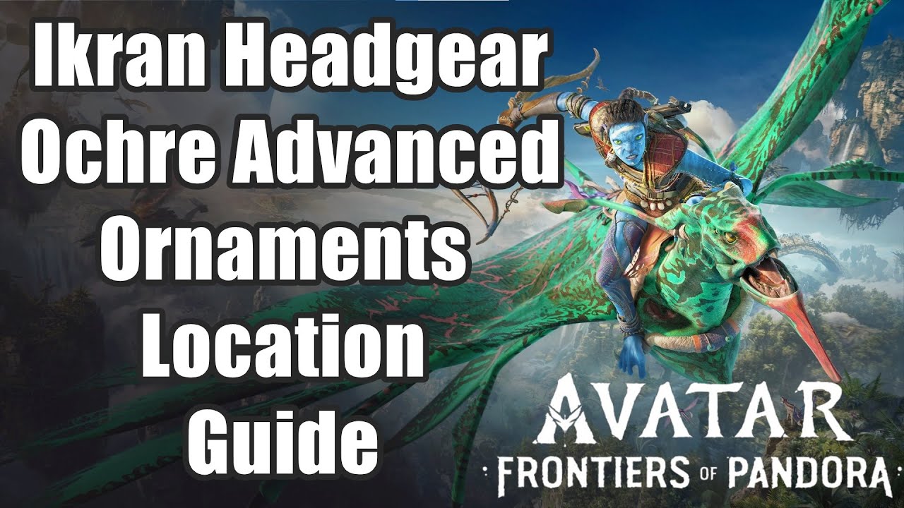 Avatar Frontiers of Pandora - Ikran Headgear - Ochre Advanced Ornaments ...