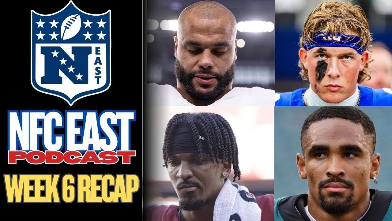No Clear NFC East Favorite? The NFC East Podcast 002 | Week 6 Recap ...