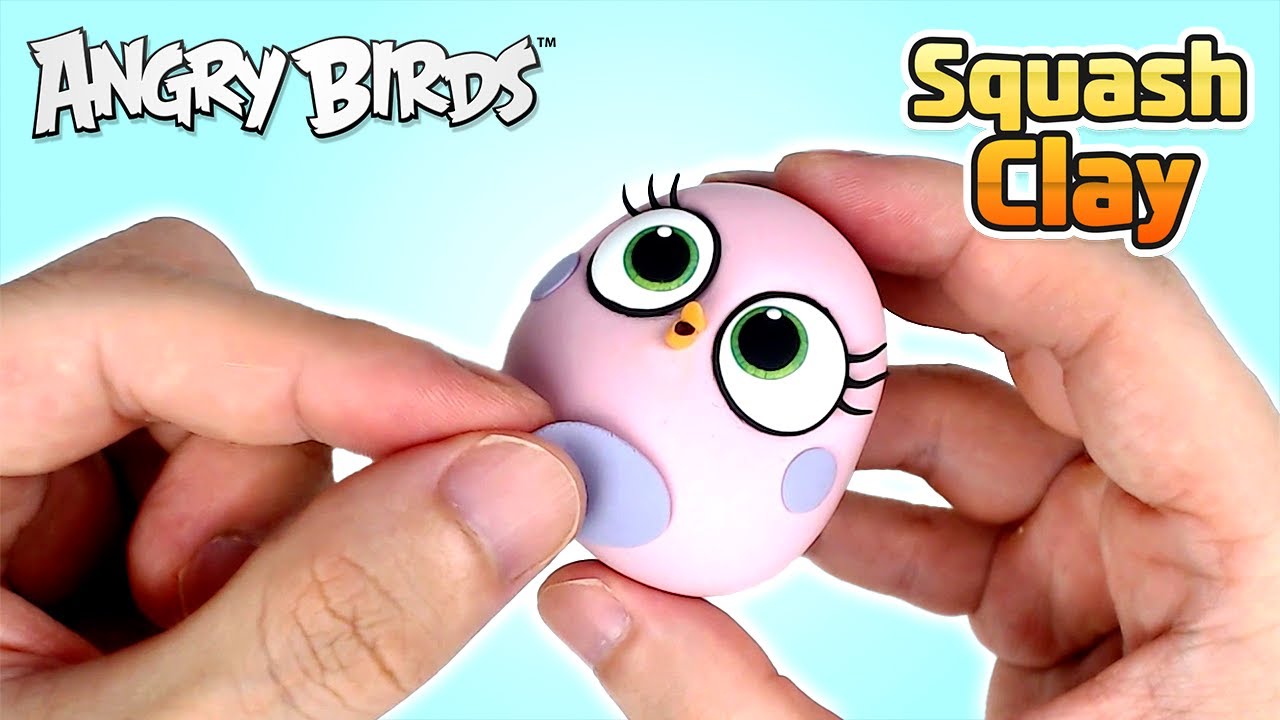 Squash Clay Makes Angry Birds HATCHLING - YouTube